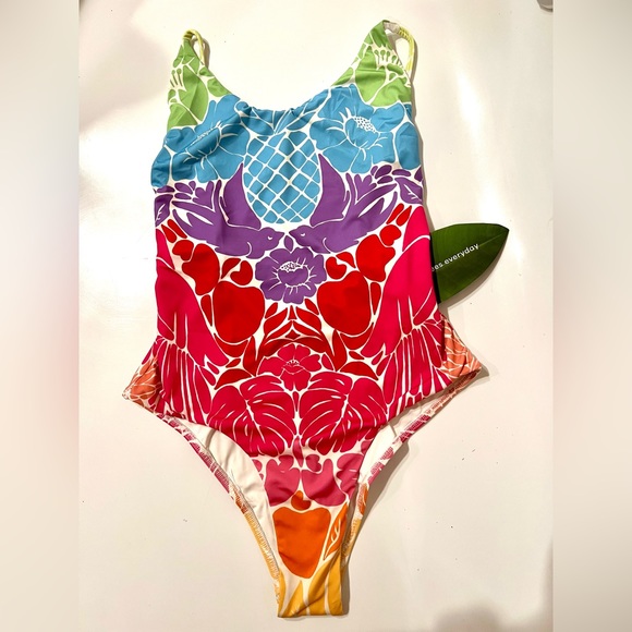 FARM Rio | Swim | Farm Rio S Tropical Graphic Onepiece Swimsuit | Poshmark
